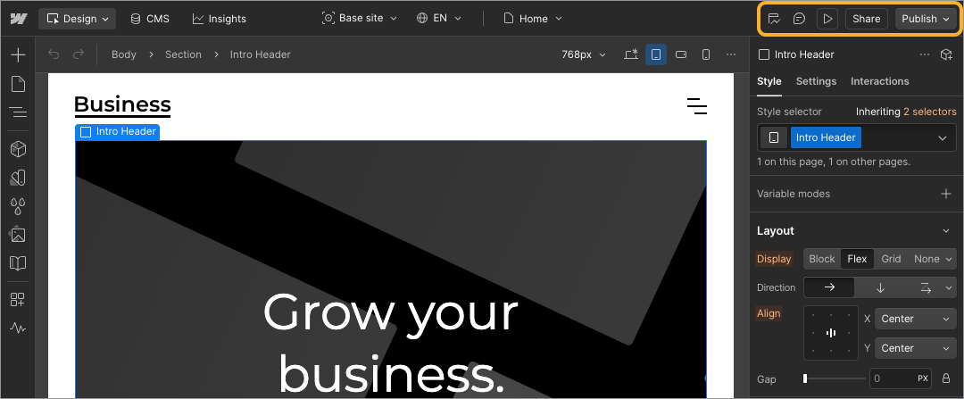 Intro to Webflow – Webflow Help Center