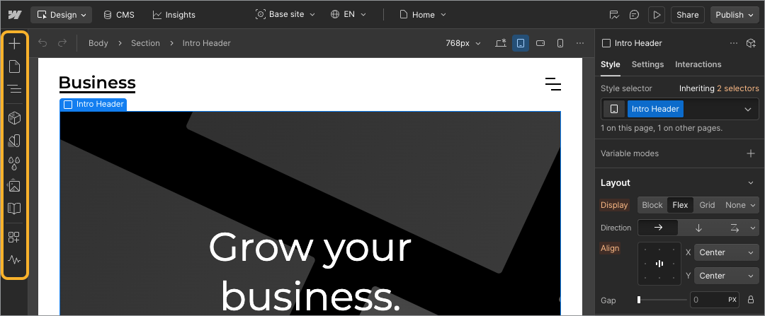 Intro to Webflow – Webflow Help Center