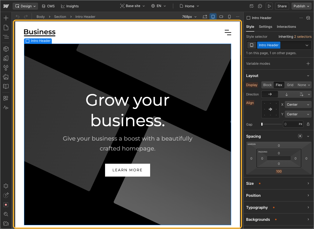 Intro to Webflow – Webflow Help Center